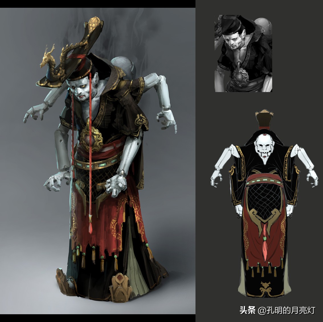 Design appreciation of skeletons, zombies, undead, monsters, monsters ...