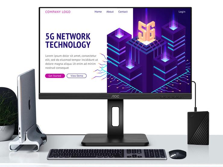 AOC P3 series Type-C commercial display: first-line intelligent ...