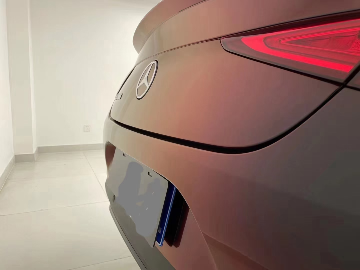 Eber color change film black magic red, a dark red tone full of ...