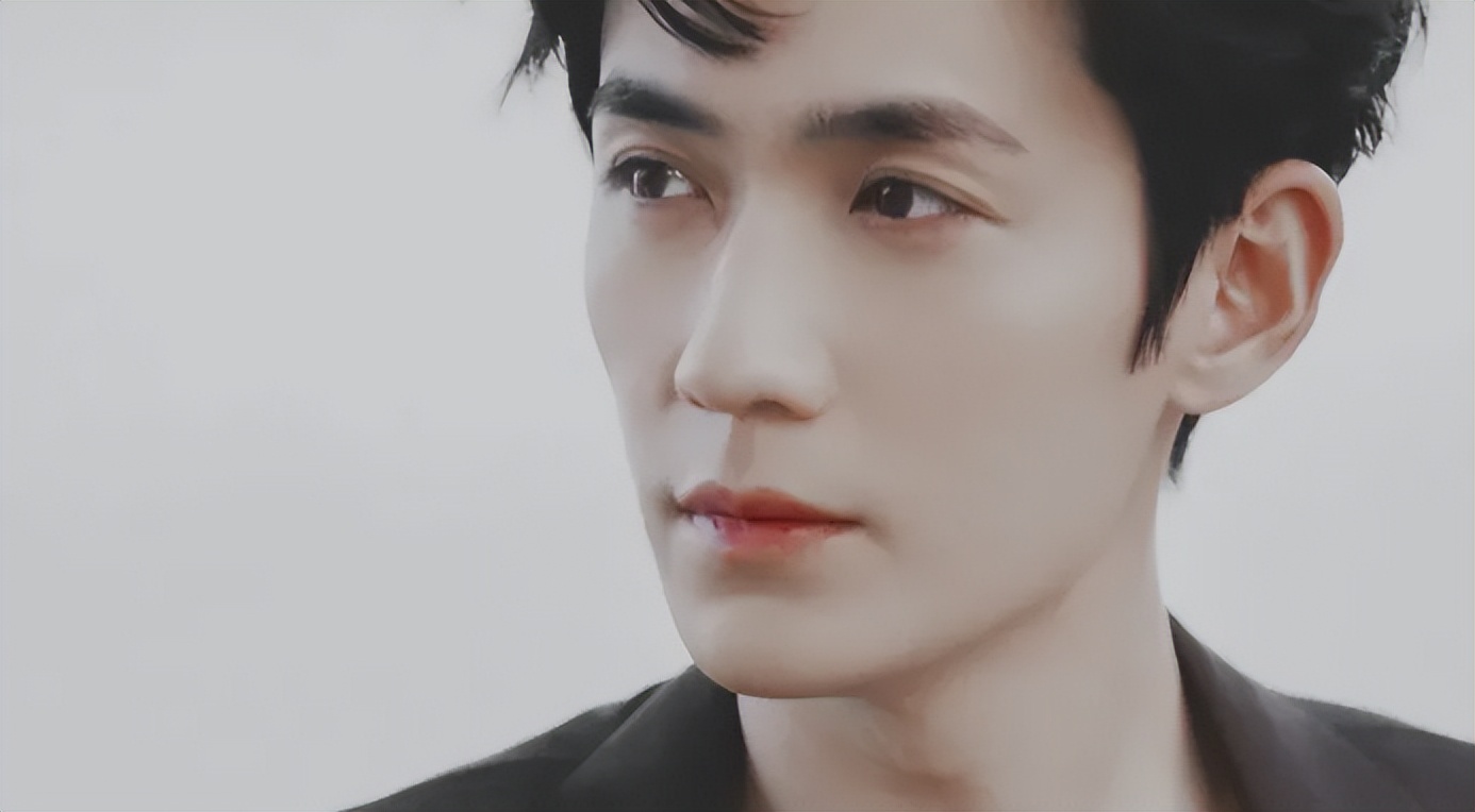 Eight Chinese-style beautiful men, all of them are resolute, showing ...