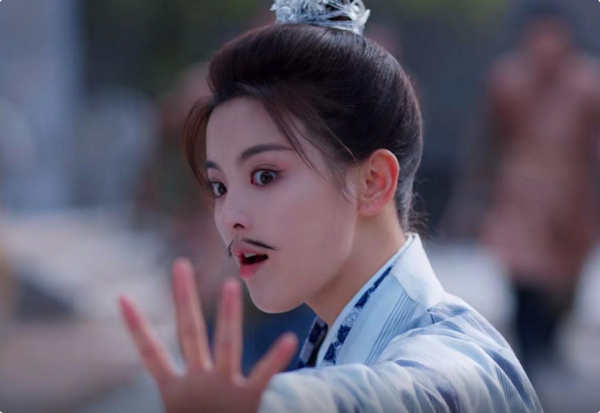 The facial features are flying around, and the acting is embarrassing ...