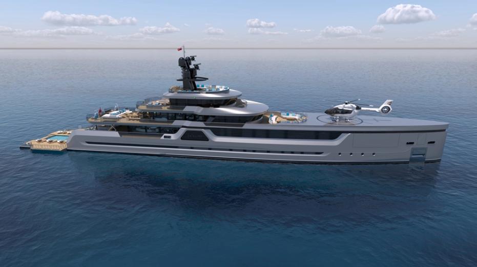 This epic 277ft superyacht concept features a giant infinity jacuzzi ...