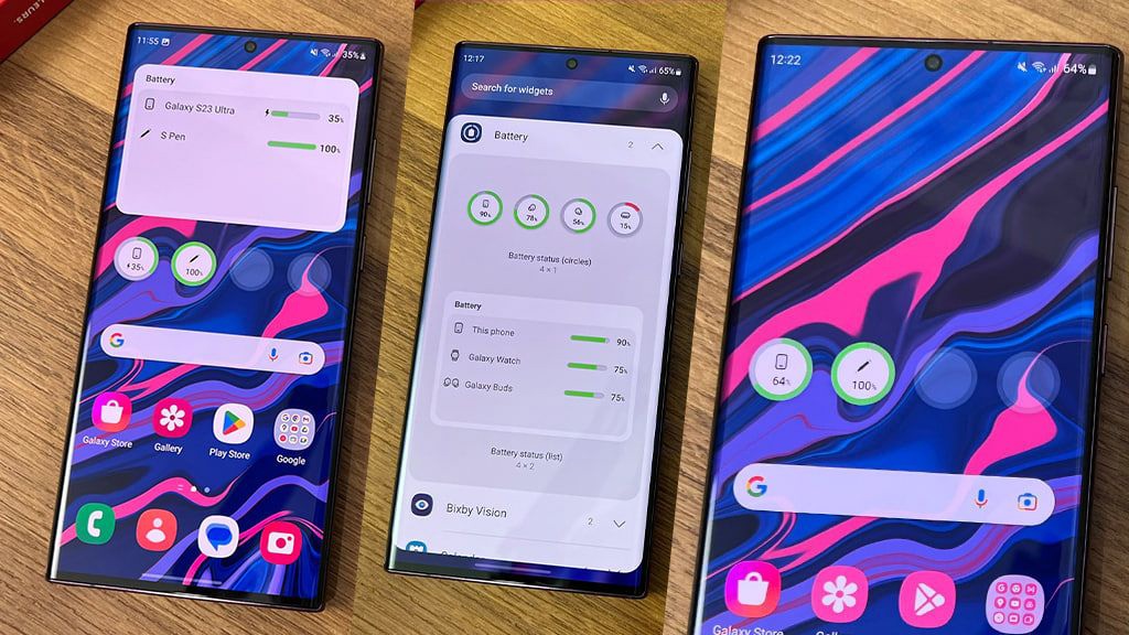 Samsung's new OneUI 5.1 battery indicator Widget gets started - iNEWS