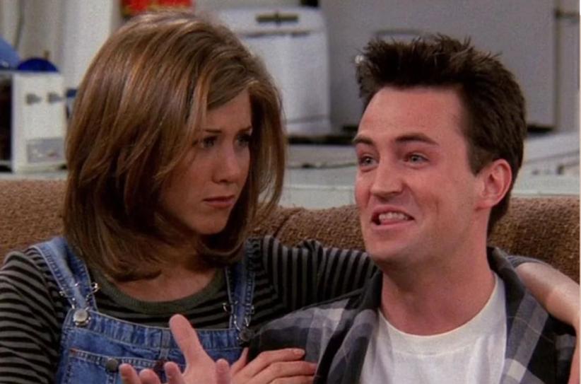 He's the humorous Chandler, but he's been in the withdrawal center for ...