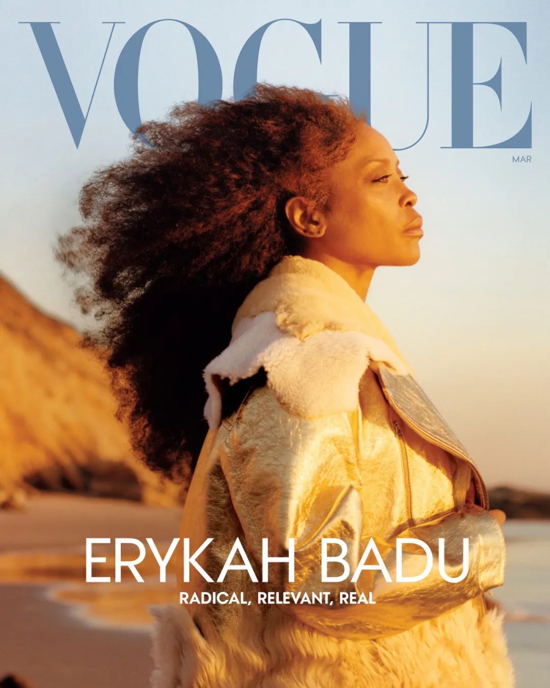 Classic soul singer Erykah Badu appeared on the cover of "VOGUE"! - iNEWS