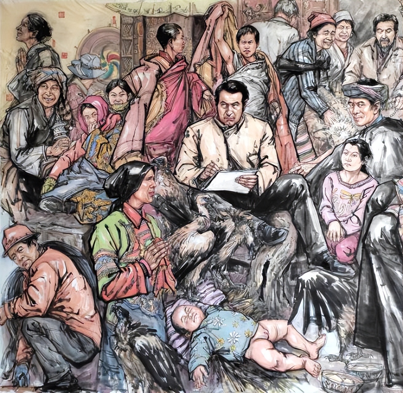 "Chinese Fine Arts Collection" - Hu Yihui, a famous ink artist - iNEWS