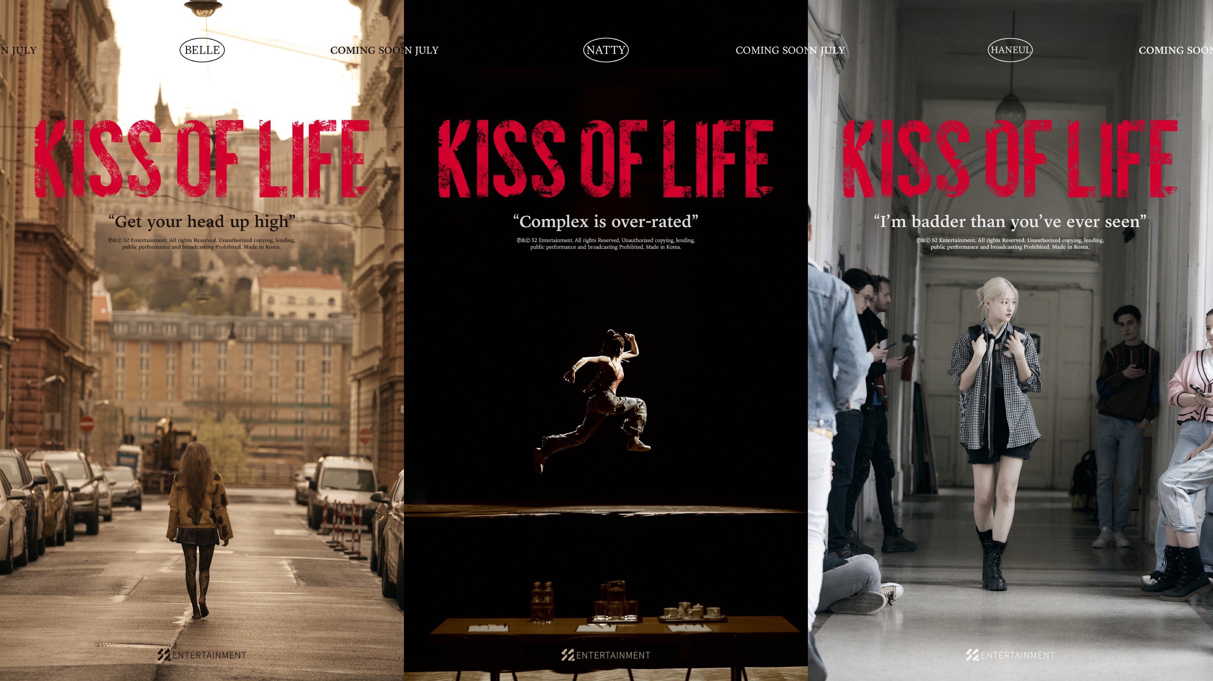 NATTY's combined girl group KISS OF LIFE will debut in July! Lee Hae-in ...