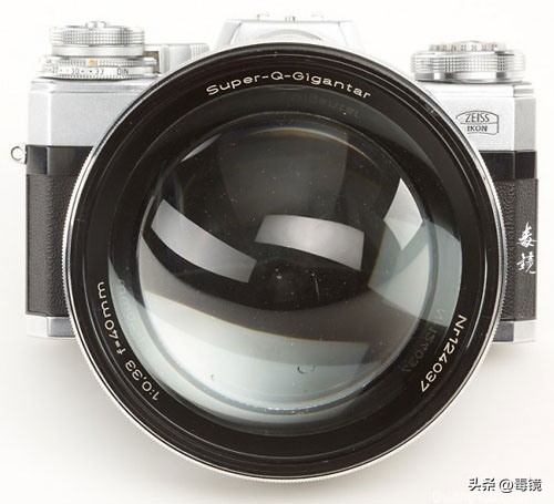 World's Largest Aperture Lens: Carl Zeiss Super-Q-Gigantar 40mm f/0.33 ...