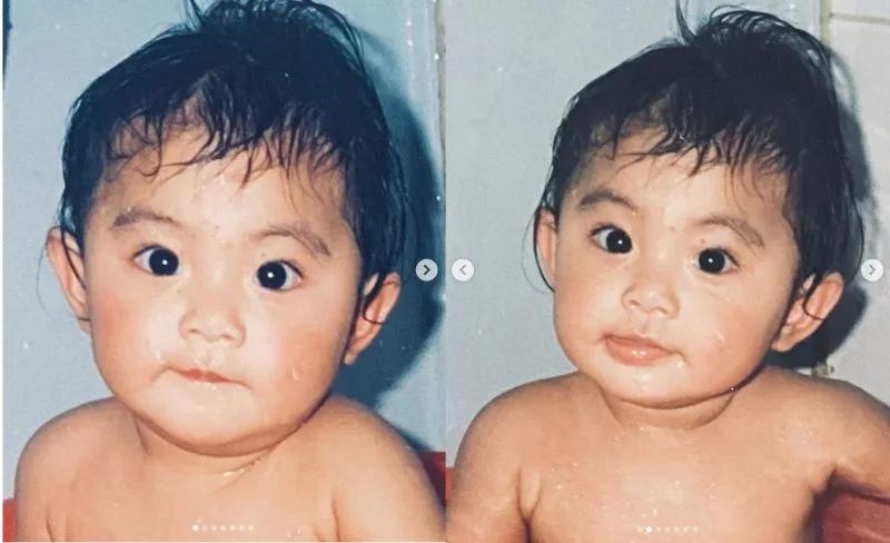 Zhou Ziyu's bathing photos exposed when she was a child! 1.4 million ...