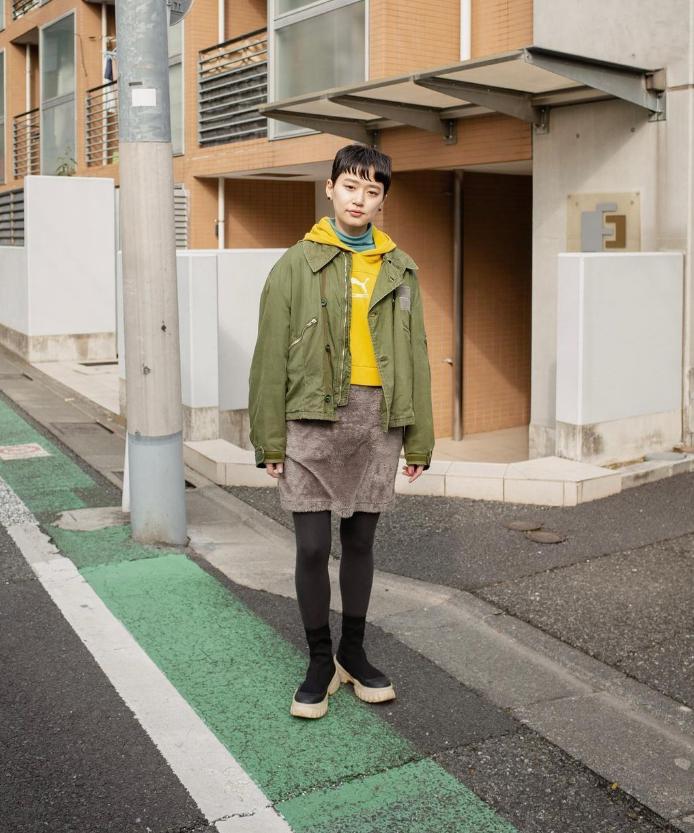 Ins vintage fashion blogger color embellishment fresh sense of style ...