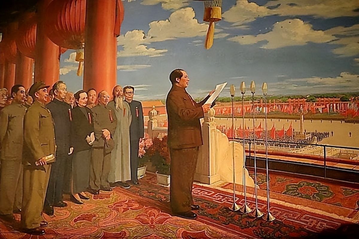 73 years ago at the founding ceremony of the People's Republic of China ...