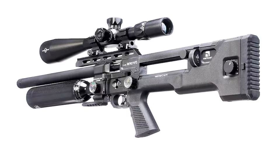 The muzzle velocity is 310 meters per second, and the barrel of ...