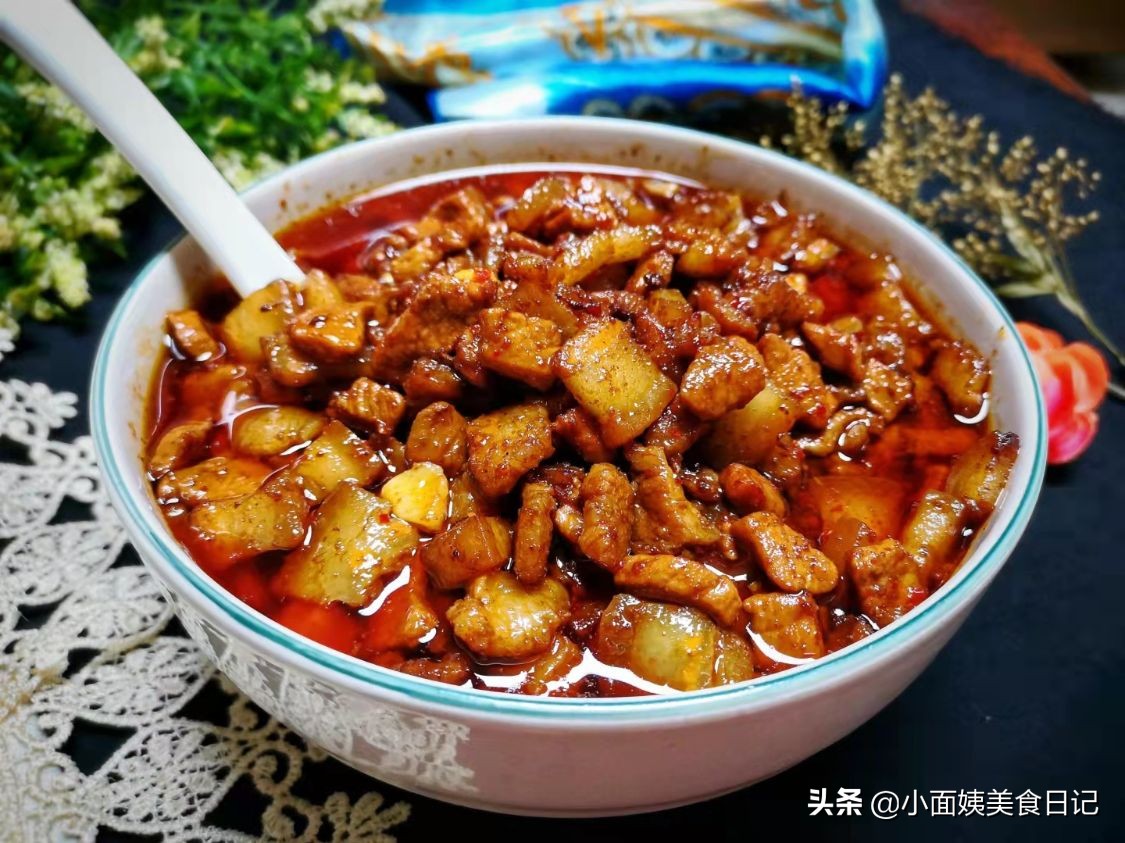 The authentic method of Shaanxi saozi meat, the method and steps tell ...