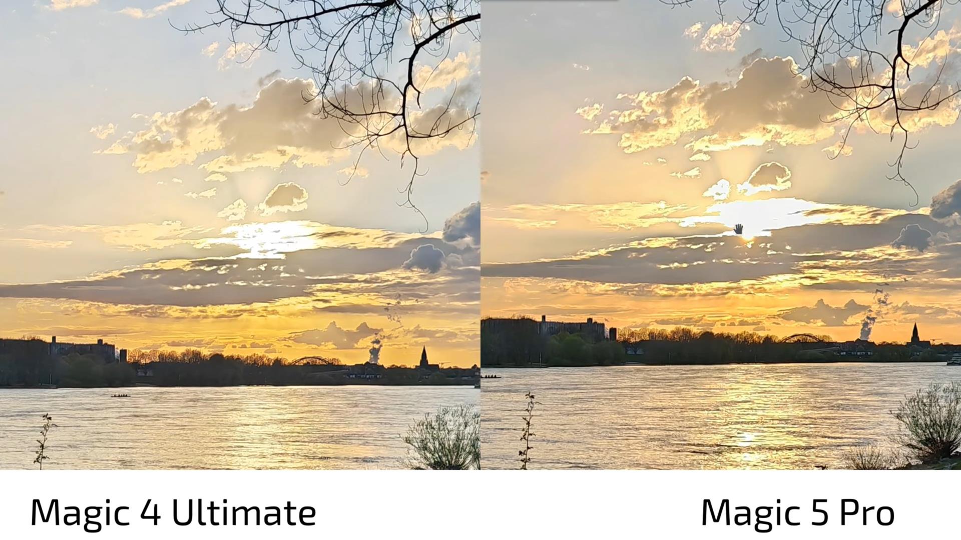 Real shot comparison between Honor Magic 4 and Magic 5 Pro: both are 50 ...