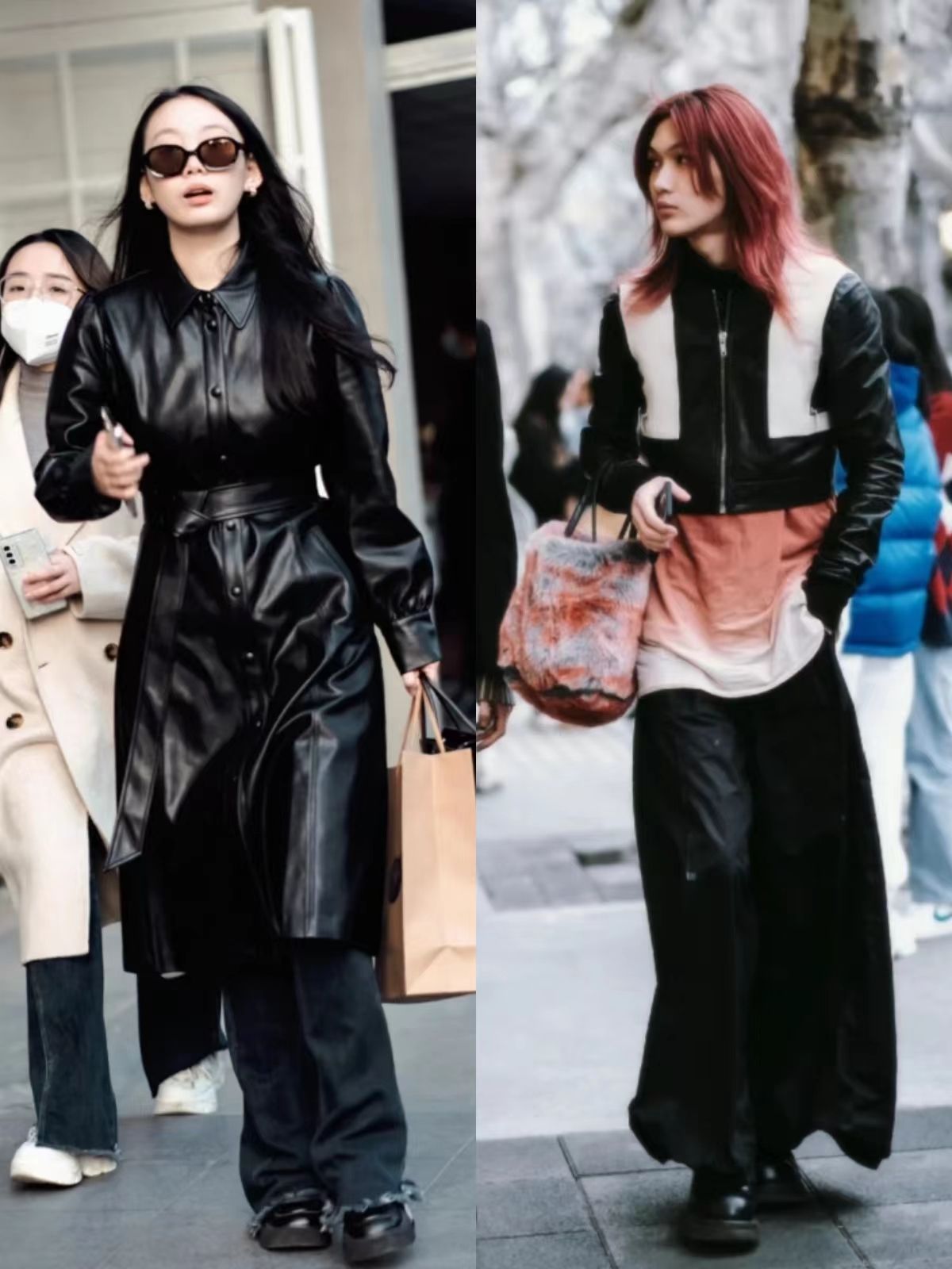 Spring outfits in different cities, Shanghai, Hangzhou and Chengdu ...