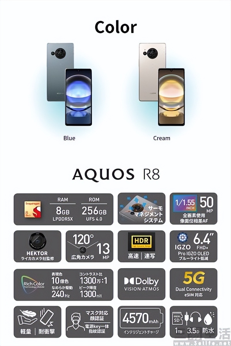 Sharp AQUOS R8 series new machine released, continues to use 1-inch ...