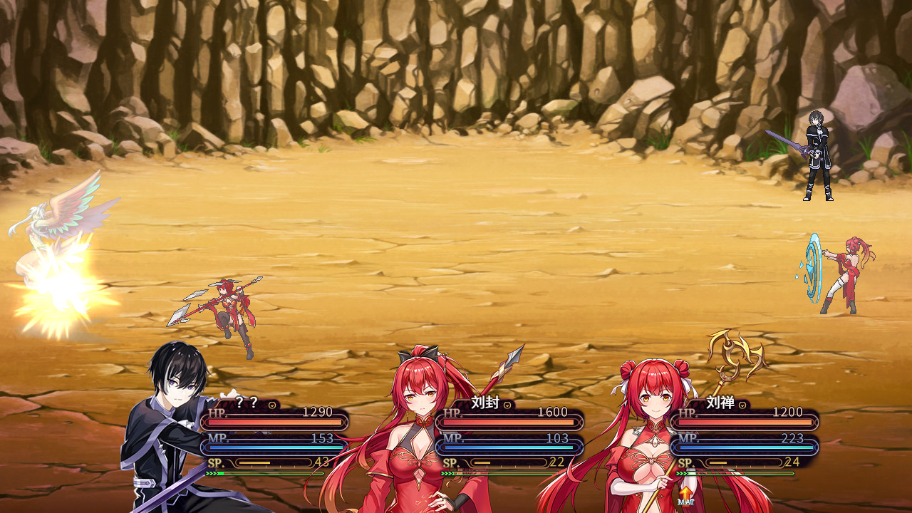 A cute girly turn-based role-playing game with the theme of the Three ...