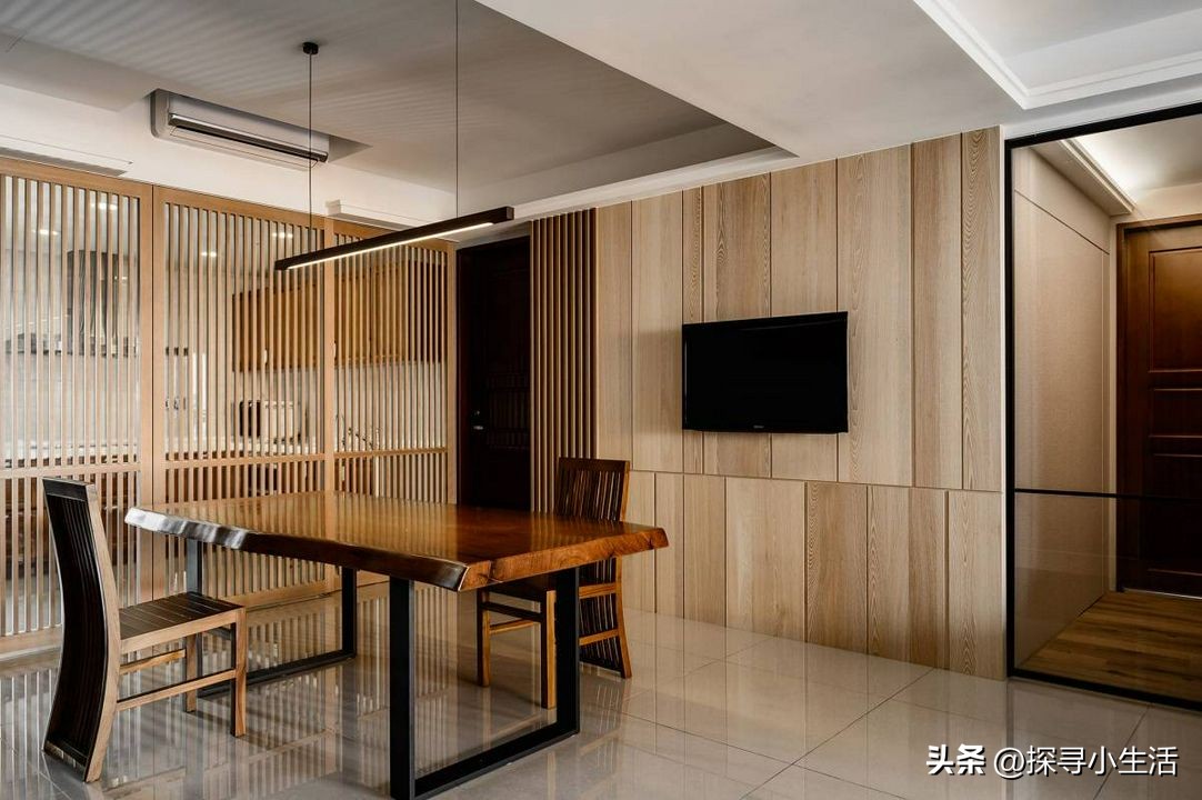 4 kinds of wooden grille designs greatly improve the texture of the ...