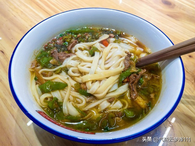 Falling in love with food, how to make Changde rice noodles with double ...