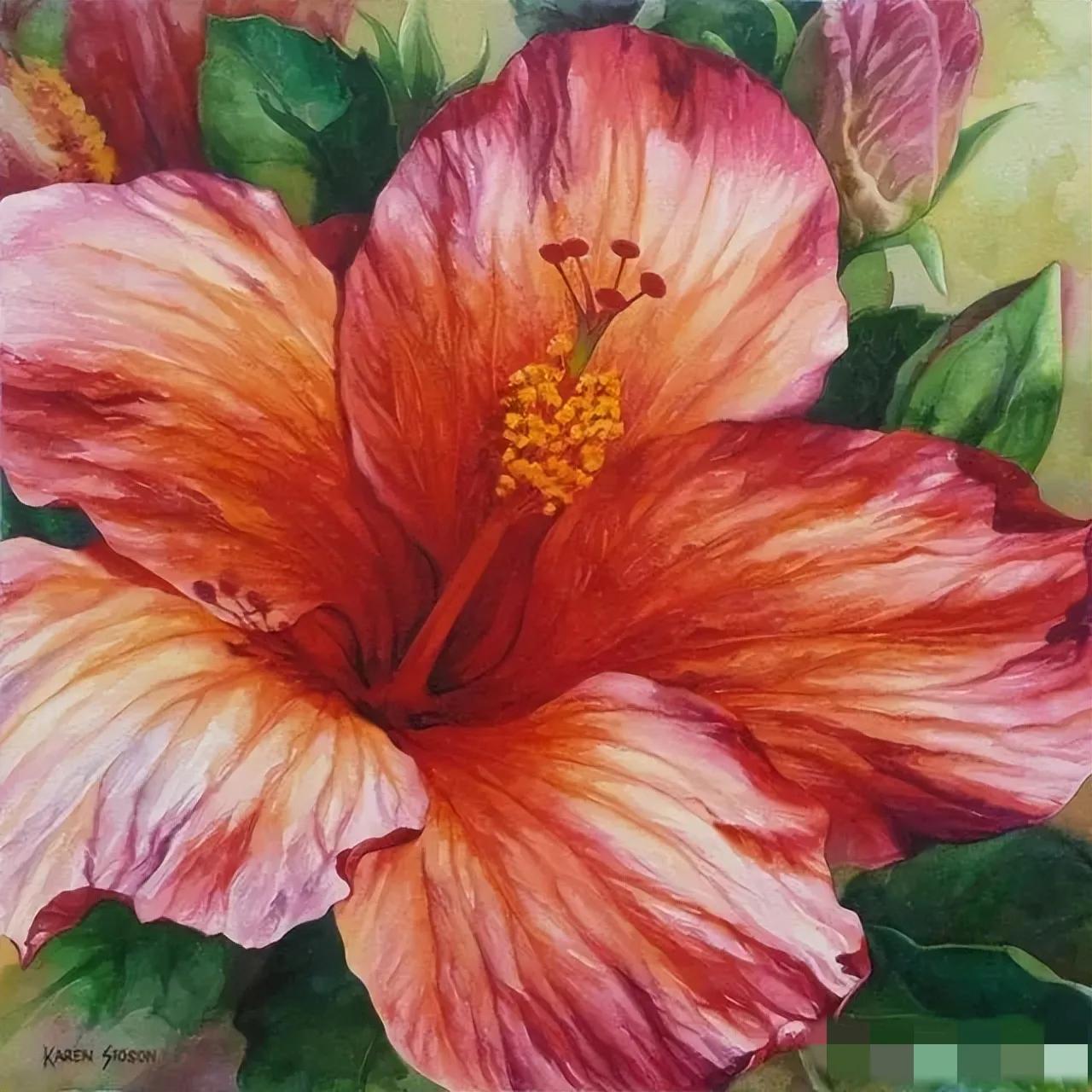 Karen Sioson Flower Still Life Watercolor Painting Appreciation (Part 1 ...