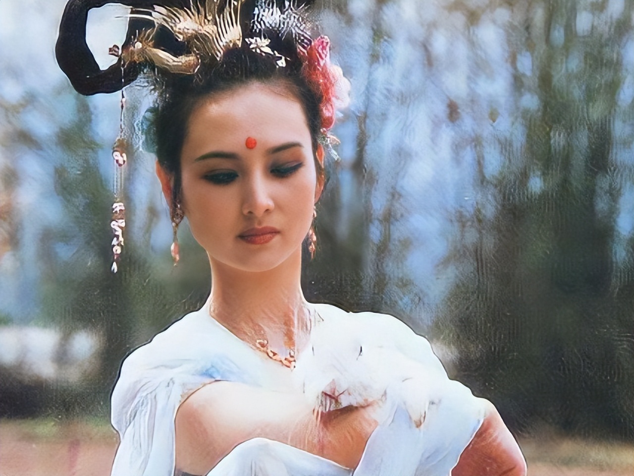 The most beautiful "Chang'e" has only acted in one drama in her life ...