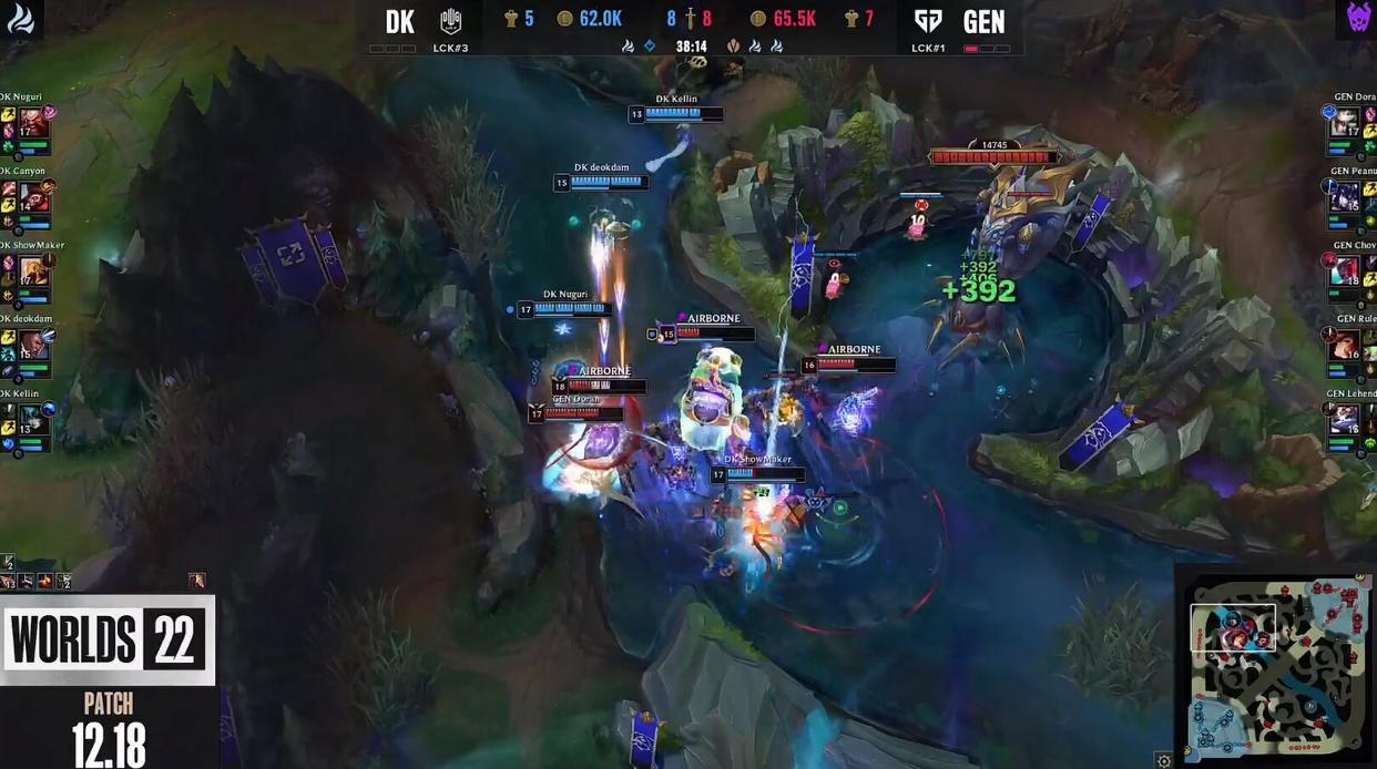 S12 quarter-finals: Xu Xiu tries his best!Little Peanut grabbed the dragon to help GEN.G beat DK ...