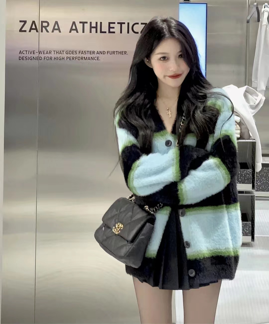 19 sets of contrasting color sweaters and cardigans to wear, simple and ...