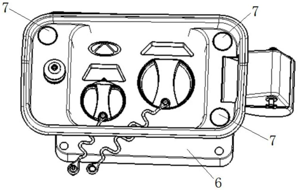 A plastic side charging port cover assembly and installation method ...