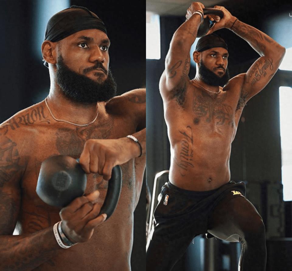 Original James is training hard to rush into the 21st season! Jordan's ...