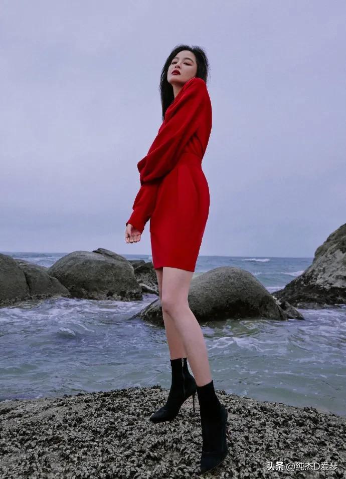 A compilation of recent female star red dress styles, here is a ...