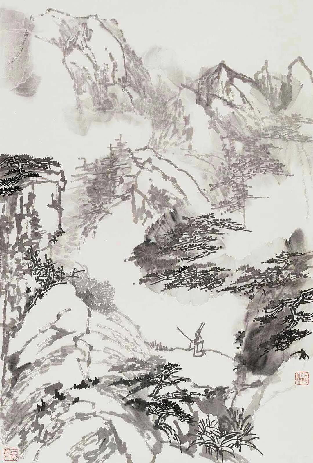 Qian Lin:Landscape and Ink Language Contain Vitality - iNEWS