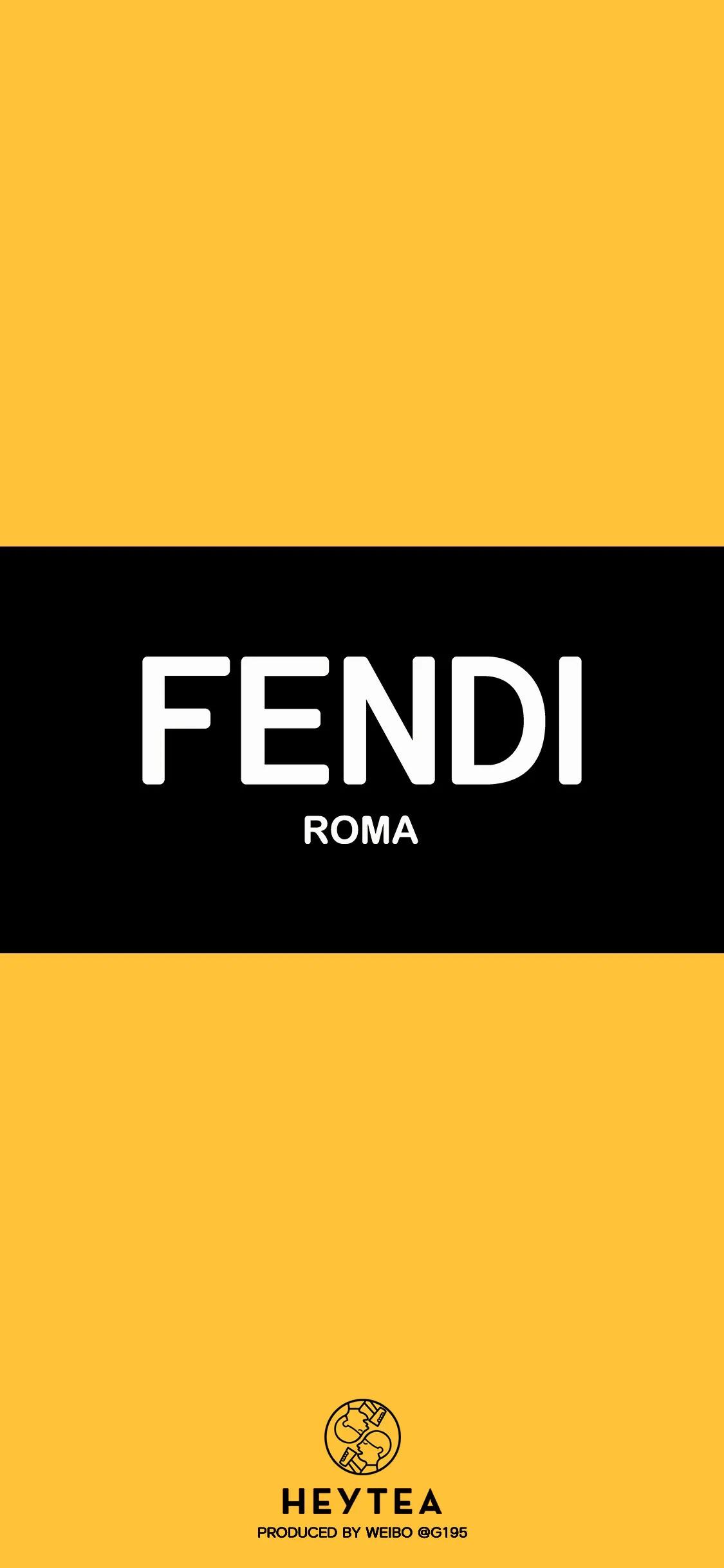 HEYTEA co-branded FENDI mobile wallpaper screensaver - iNEWS
