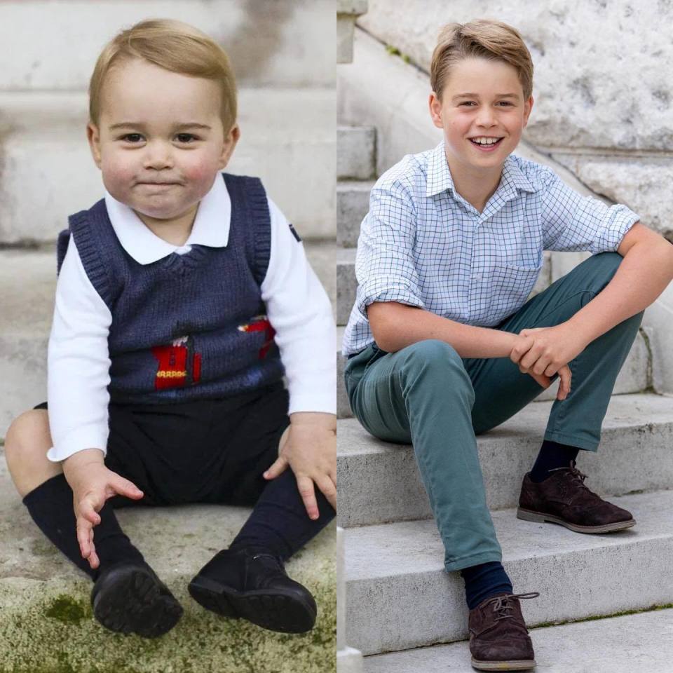 Prince George's 10th birthday photo is here! Looks like Papa William ...