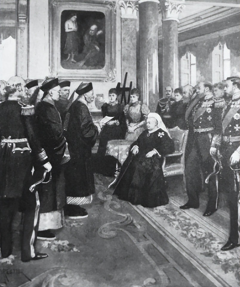 Xu Shiying, a diplomat of the Qing Dynasty, was invited to watch a ...