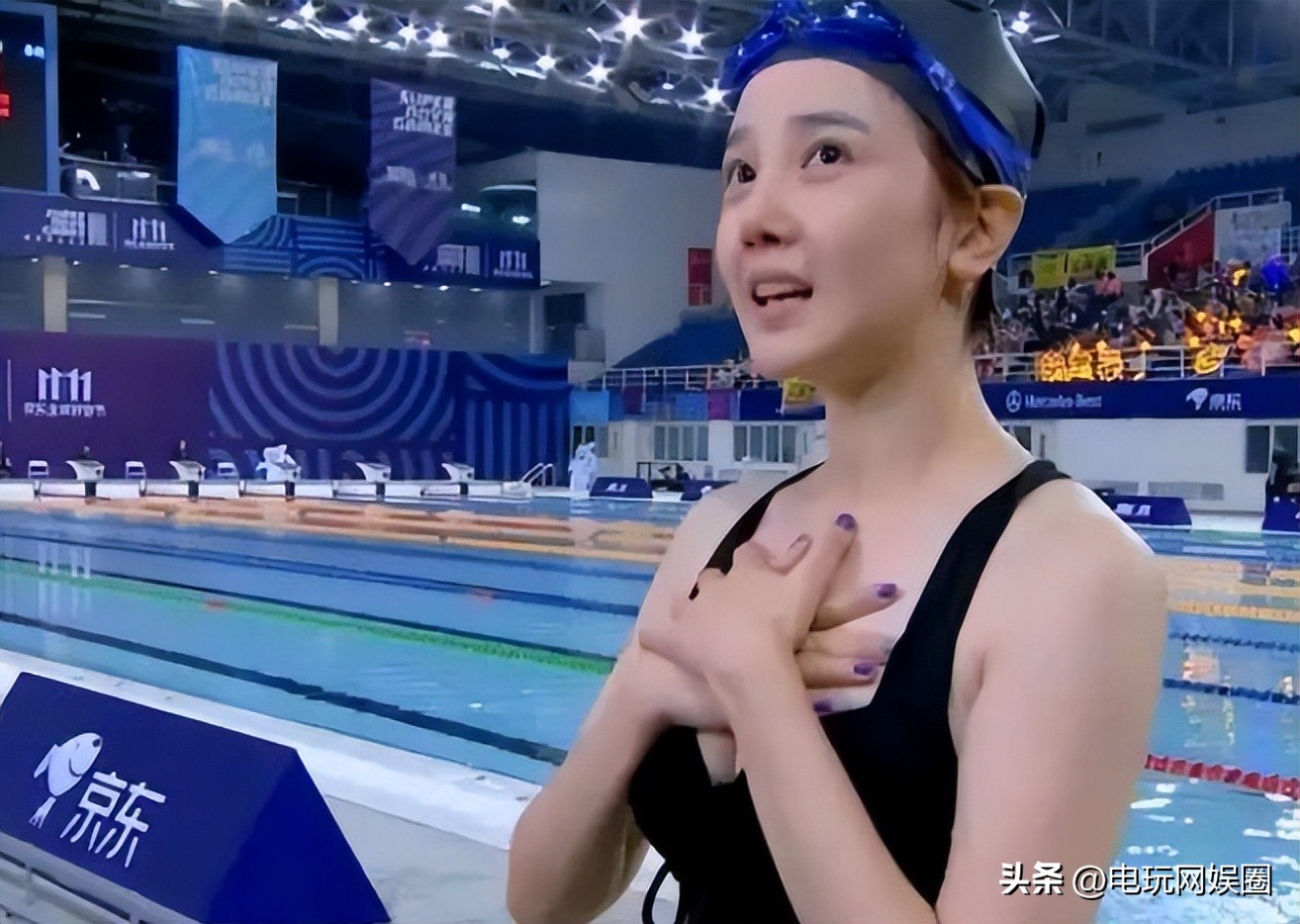 She missed the national swimming team because of her good figure, but ...