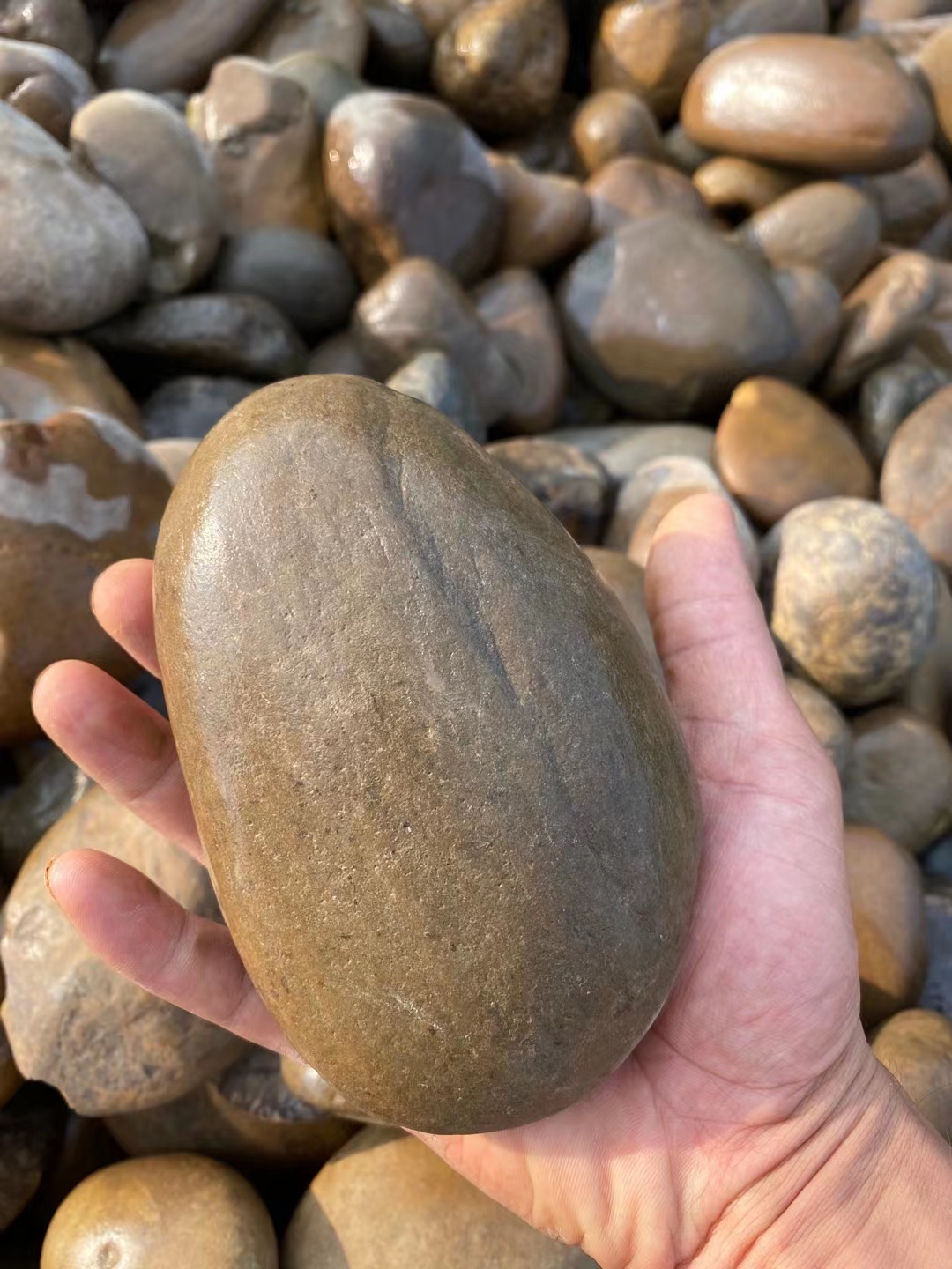 10-15cm pebble rough stone, commonly used in the construction of ...