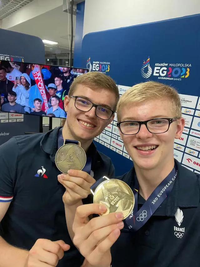 Excited to win the table tennis table tennis championship in the ...