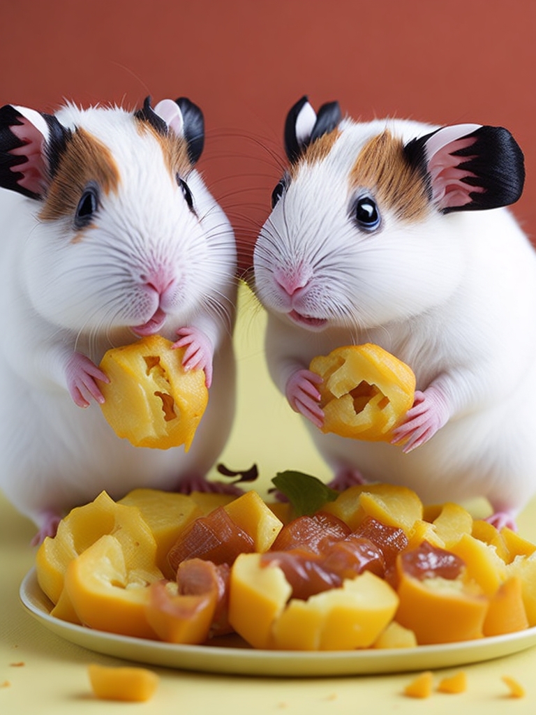 Cute hamster pictures made with leonardo ai - iMedia
