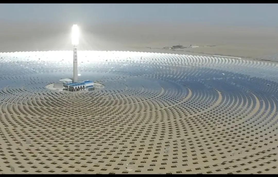 What is a tower molten salt solar thermal power station? what's the ...