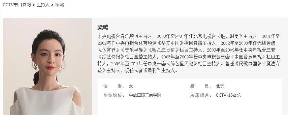 Liang Lu, a famous CCTV host, was marginalized due to plastic surgery ...
