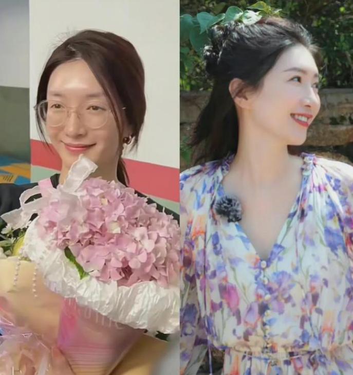 Squinting eyes, sausage mouth, greasy and haggard, the female star ...