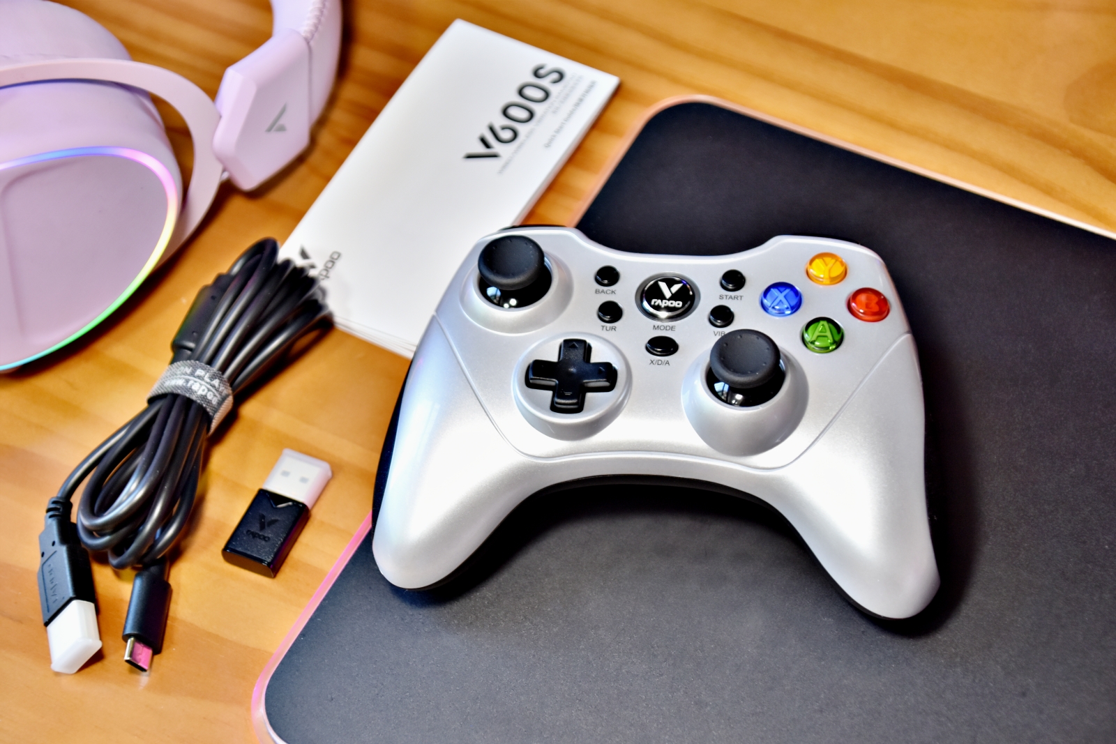 Multi-platform direct connection, super cost-effective!Rapoo V600S dual ...