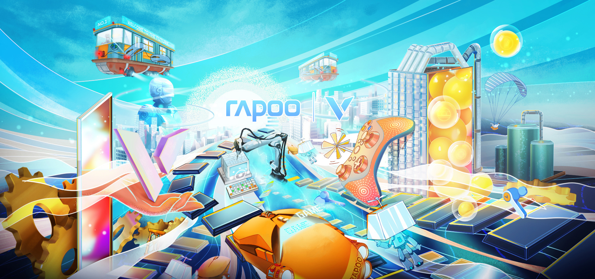 Years of fire, wireless future, the 20th anniversary of Rapoo ...
