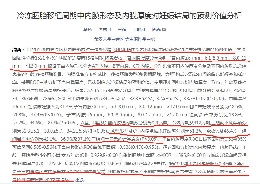 Type A Endometrium: The Perfect Three-Line Sign, the "Comfortable Nest ...