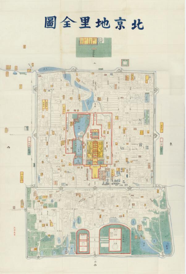 The Complete Geographical Map of Beijing in the Late Qing Dynasty - iMedia