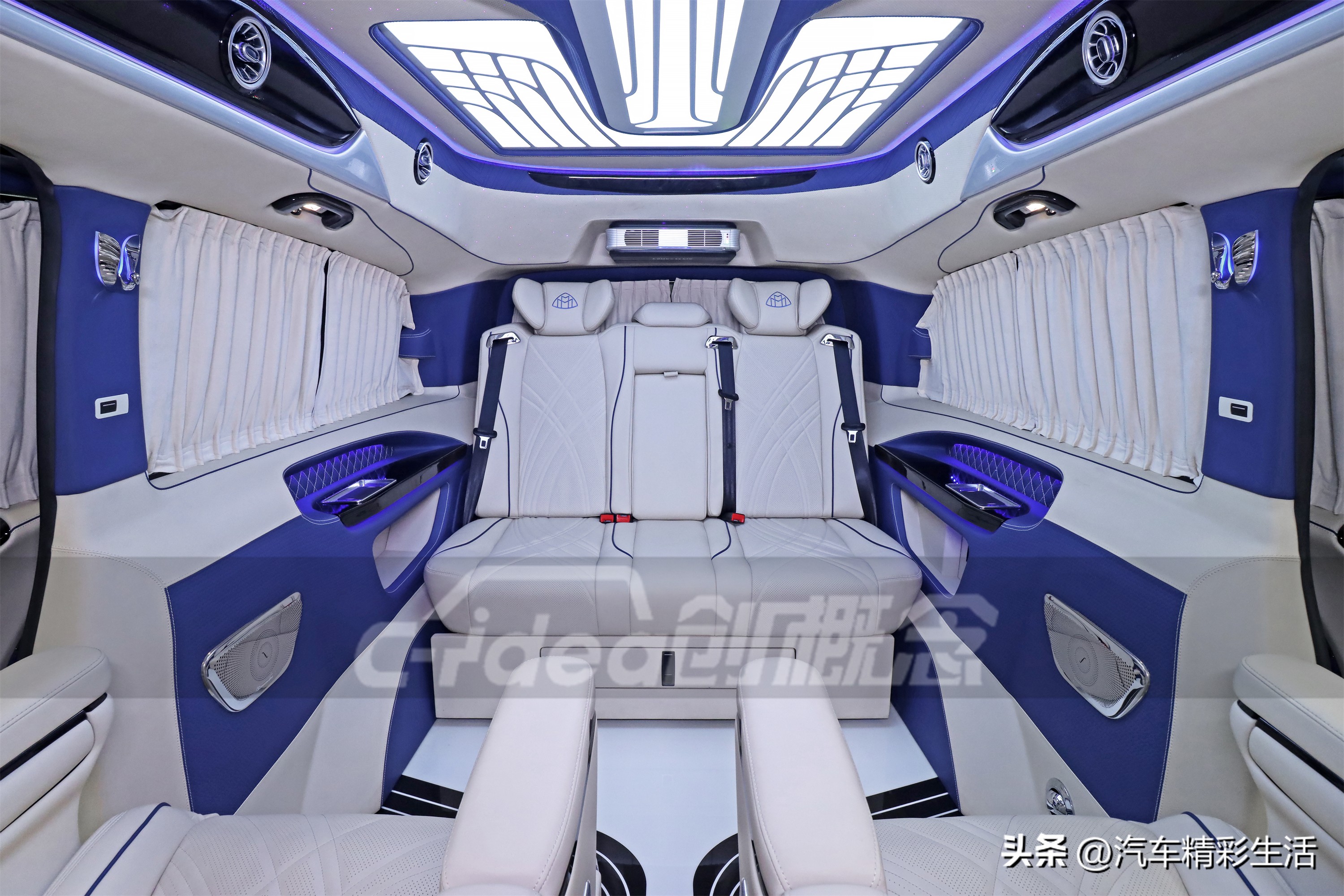 Mercedes-Benz Vito is refitted with a raised roof and a large space ...