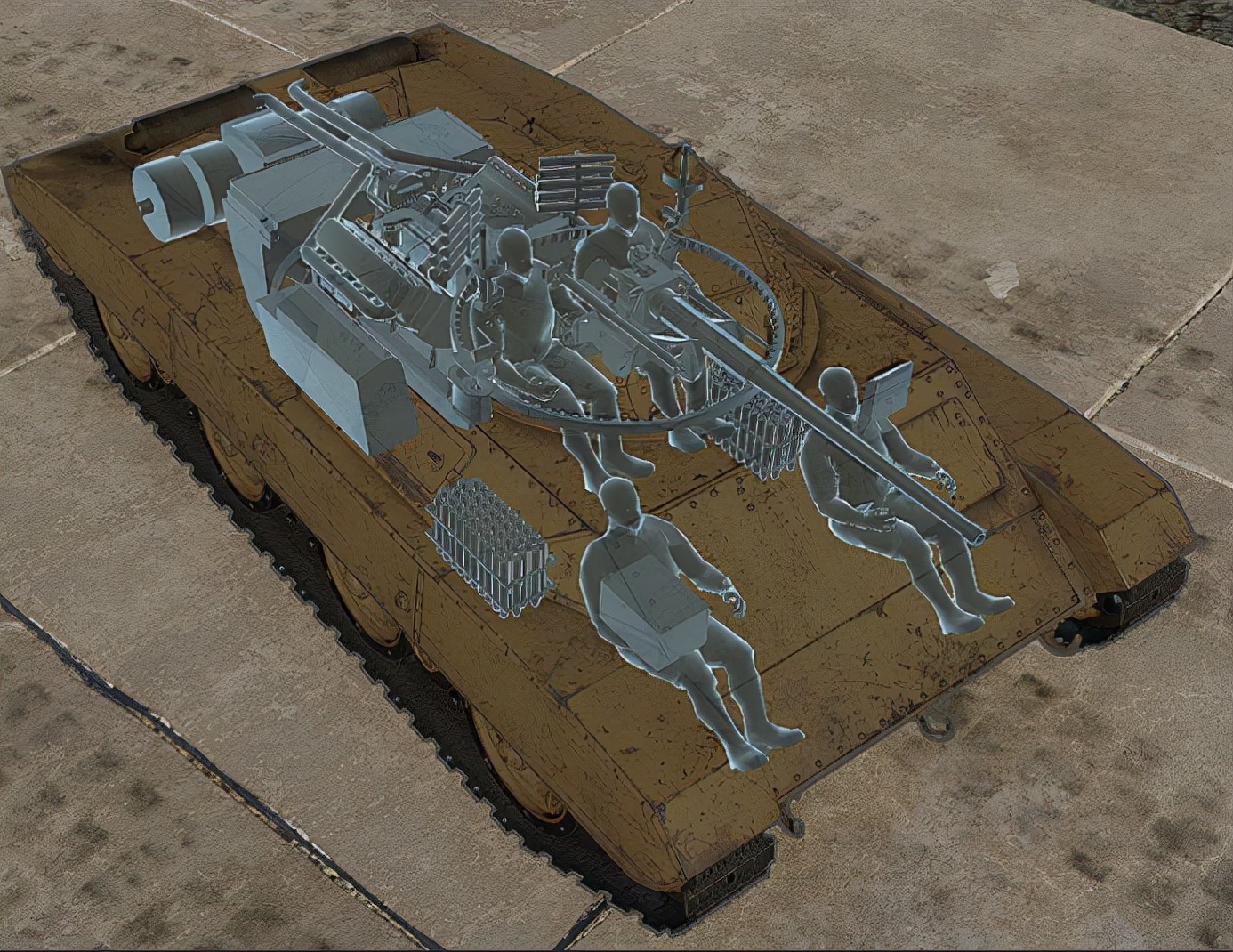 Italy, developed to counter Crusader tanks, M16/43 fast desert medium ...