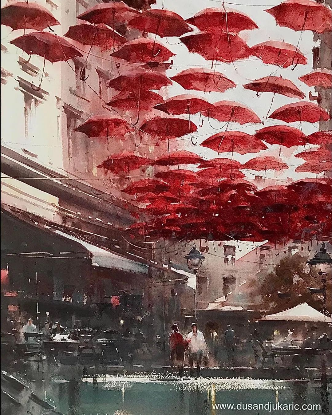 Independent artist Dusan Djukaric: Watercolor is the art of strategy ...