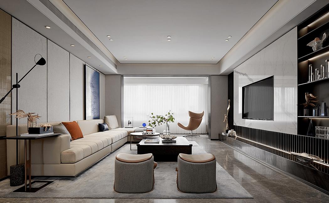 Reasonable layout of Wuhan House Deyuan's whole decoration space to ...