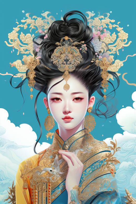 Blooming of Tradition and Fashion: Illustrations of Chinese Trendy ...